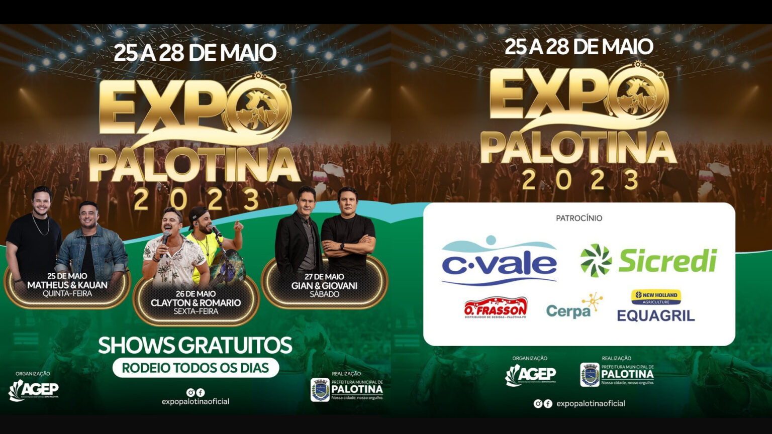 Começa nesta quinta-feira a Expo Palotina 2023 - Gazeta Chateaubriandense